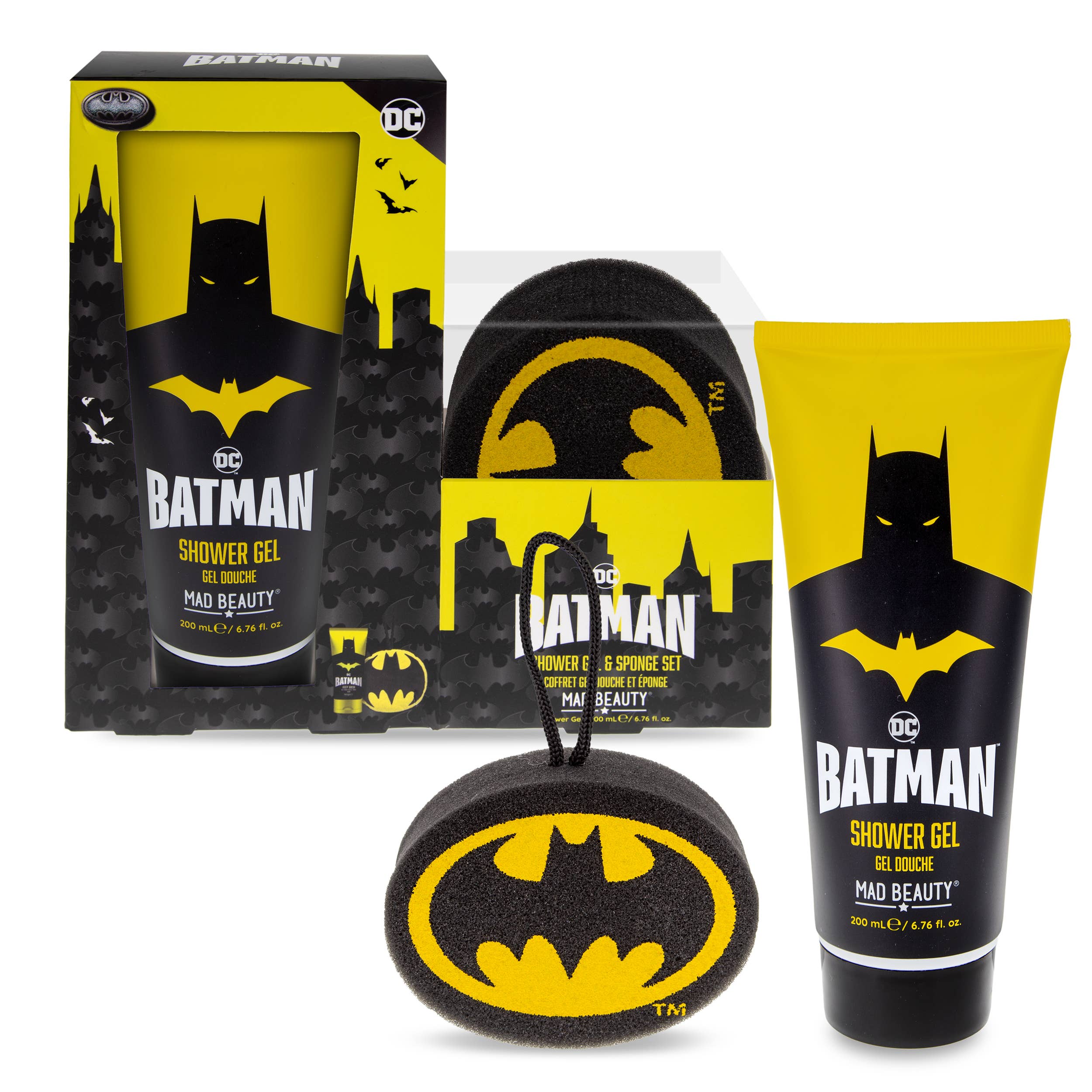 Batman shower gel and sponge gift set – Bows By Bea